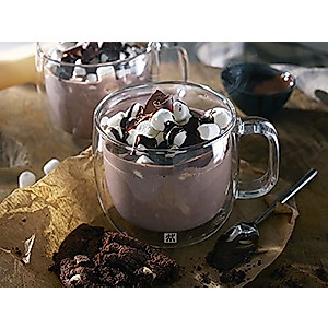 ZWILLING J.A. Henckels Cappuccino Glass Mug Set, Clear