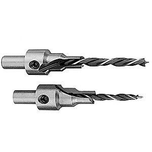 Tameco 2pc Countersink Drilling 3 Steps Pilot Drill Bits Set Reamer Screw Wood Window Hinge Hole Saw Chamfer 4 6 5 7mm steps 8mm Shank