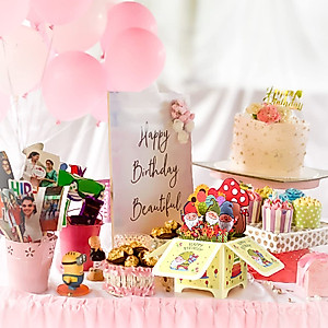 Giiffu 3D Pop up Birthday Cards, Happy Birthday Pop Up Card, Happy Birthday Card for Kids, Birthday Cards for Him or Her, Birthday Gift Greeting Cards with Envelope and Note Card(Gnome)