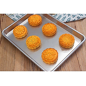 Luxshiny Metal Baking Tray Chef Oven Cake Tray Dessert Bakery Pan Broiling Pan for Oven Kitchen Oven Pan Cake Baking Dish Broiler Pan for Oven Cookie Baking Pan Accessories Bakeware