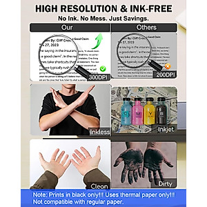 iDPRT Thermal Label Printer Desktop Label Printer for Shipping Packages, 6 IPS Label Maker Work with Windows & MAC, Compatible with USPS, Amazon, Ebay, etc.