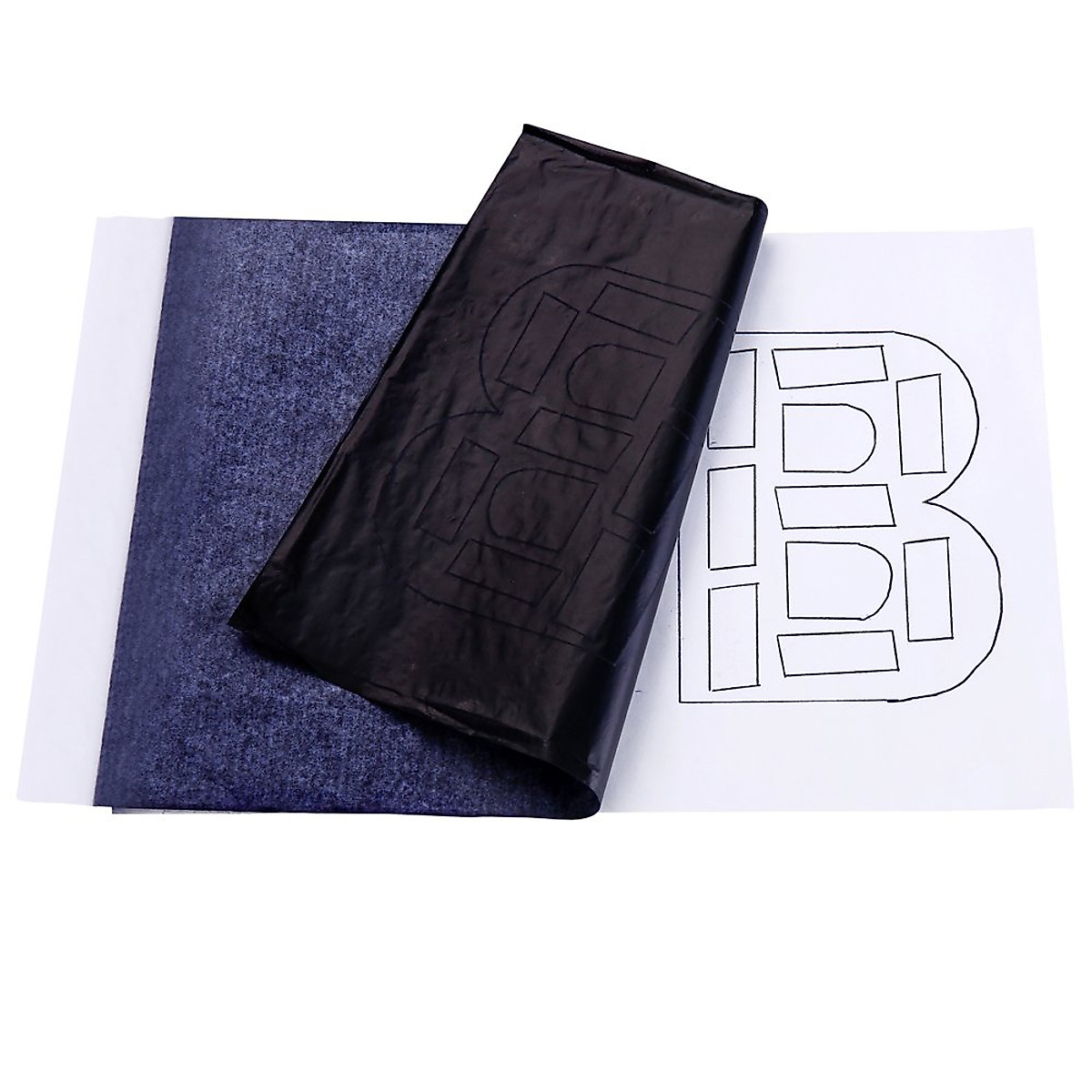 Carbon Paper, Black Graphite Transfer Tracing Paper for Wood, Paper, Canvas and Other Art Surfaces- 100 Sheets