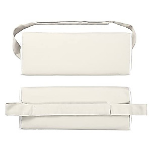 Enipate Outdoor Chaise Lounge Head Pillow, Pack of 2 Water Resistant Headrest Pillows with Elastic Band for Pool Patio Chairs