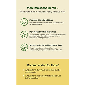 The Face Shop Real Nature Face Mask | Hydrates & Soothes Sensitive Skin, Great for Skin Damaged by Sun Burn | K Beauty Facial Skincare for Oily & Dry Skin | Aloe Vera, K-Beauty