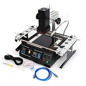 BGA Rework Station Infrared Welding Machine SMD Soldering Reflow Station Welder Repair Heating Reballing IR6500 1250W CE Certification Fit Xbox360 PS3