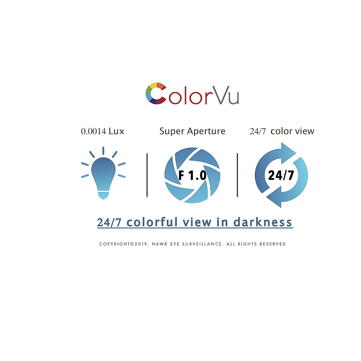 4MP Full Time Color PoE IP Camera - Compatible with Hikvision DS-2CD2T47G2-L 24/7 Color Night View H.265+ Outdoor Bullet Network Security Camera 4mm, English Version, Firmware Upgradable
