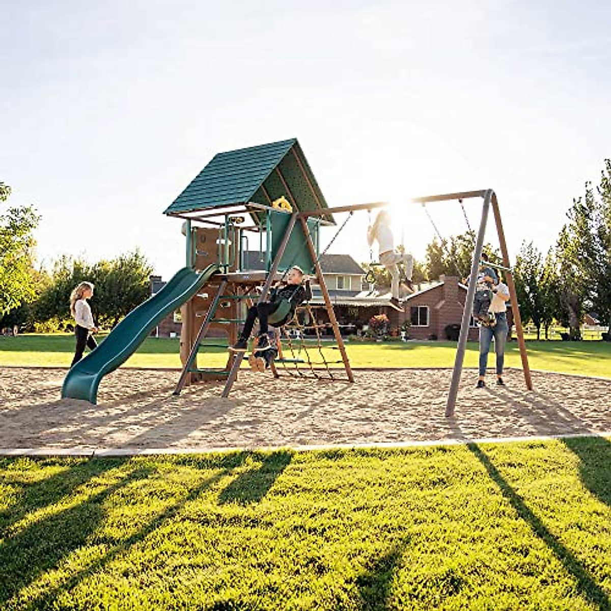 Lifetime 91069 Big Stuff Swing Set, Earthtone