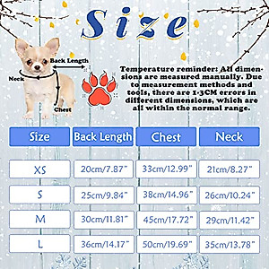 Dog Winter Jacket with Leash Hook Fleece Dog Coats for Small Medium Dogs Cold Weather Puppy Clothes Outfit Apparel Windproof Color Stitching Cotton Pet Vest Clothing for Cats (Green 3, X-Small)