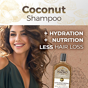 Tio Nacho Ultra Hydration Shampoo with Coconut Oil & Royal Jelly, Hydrating & Nourishing for Dry, Damaged Hair, Fights Frizz & Protects from Breakage, 14 Fluid Ounces