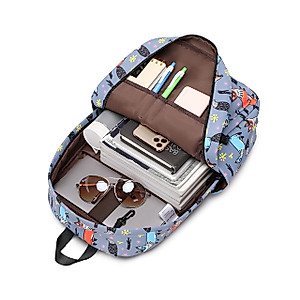 Wadirum Girl Fashion Printed School Bag Cute Backpack Purse for Women Fox