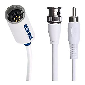 Mettler Toledo 30281896 in-Lab pH Electrode Multi Pin Connector Cable, BNC/RCA Size, 1.2 m Length