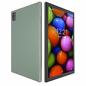 Kids Tablet, 1960x1080IPS 8MP 20MP Dual Camera 100‑240V Green Android11 2.4 5GWiFi Dual Band 10.1 Inch (US Plug)