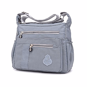 MINTEGRA Crossbody Bag for Women Nylon Waterproof Shoulder Purse Messenger Bag Lightweight Pocketbooks