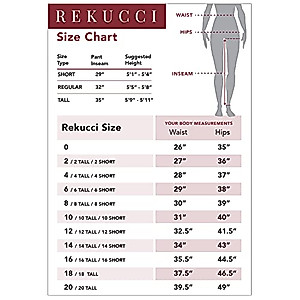 Rekucci Womens Secret Figure Pull-On Knit Bootcut Pants w/Tummy Control (Black, 12)