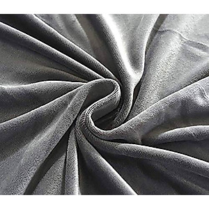 IMYOGI High Stretch Sofa Covers Thick Sofa Covers 1/2/3 Seater Velvet L Shape Sofa Slipcover Easy Fit Stretch Elastic Fabric Sofa Couch Furniture Protector-4 Seater+4 Seater-Lake Blue