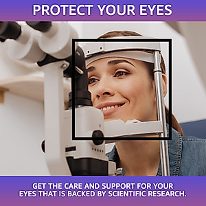 Vision Defender Meso Zeaxanthin Vegan Eye Supplement MZ- Protect and Improve Ocular Health & Eye Care, High Strength Antioxidant Carotenoid Meso-Zeaxanthin for Eyes (90 capsules/One-A-Day) Made in UK