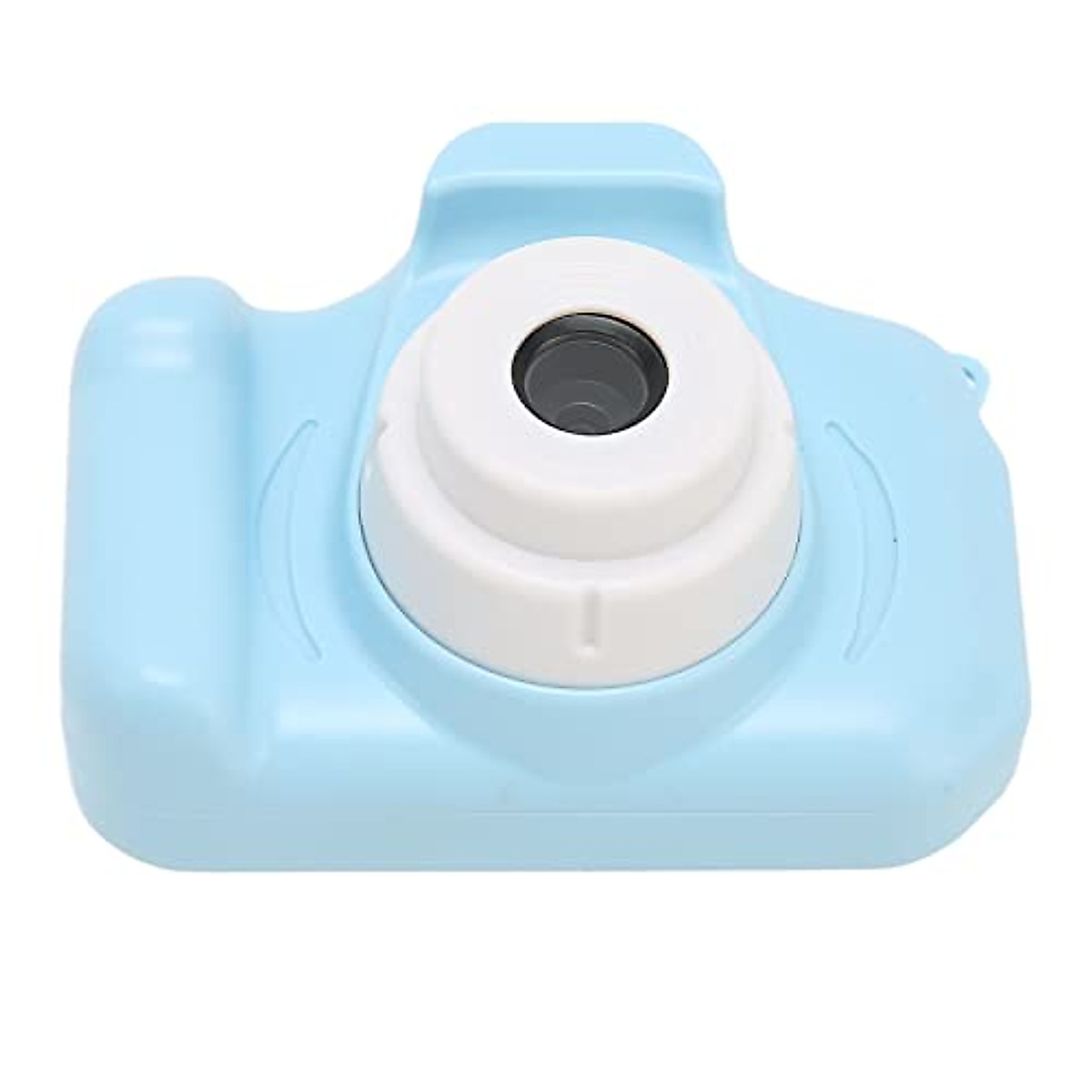 Kids Digital Camera Multi Mode Filter Front Rear 8MP Cute Toddler Camera with Lanyard 32G Memory Card Blue USB Line User Manual for Travel Use