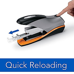 Swingline Stapler, 70 Sheet Capacity, Low Force, Full Strip, Desktop Stapler, Optima 70, Silver (87875)