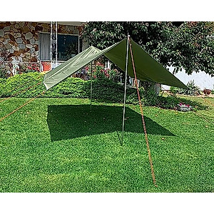 W-UpBird Rain Flies for Tents, 10 x 10 FT Lightweight Waterproof Hammock Tent RipStop Rain Fly Hammock Tarp Cover Shelter for Camping Outdoor Travel