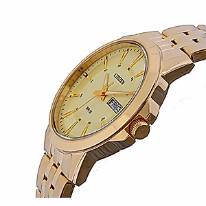 Citizen Quartz Mens Watch, Stainless Steel, Classic, Gold-Tone (Model: BF2013-56P)