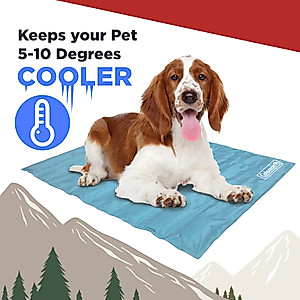 Coleman Comfort Cooling Gel Pet Pad, Dog and Cat Supplies,Non-Toxic,24x30 Inches, Blue
