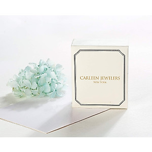 Carleen Gold Hoop Earrings 14K Gold Plated 925 Sterling Silver Hoop Earrings Round Cut Cubic Zirconia CZ Simulated Diamond Small Hinged Cartilage Earrings for Women Valentines Day Gift, 13mm