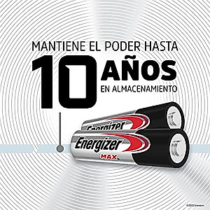 Eveready Energizer Max Alkaline AAA Batteries 8 ea, Silver (E92MP-8)