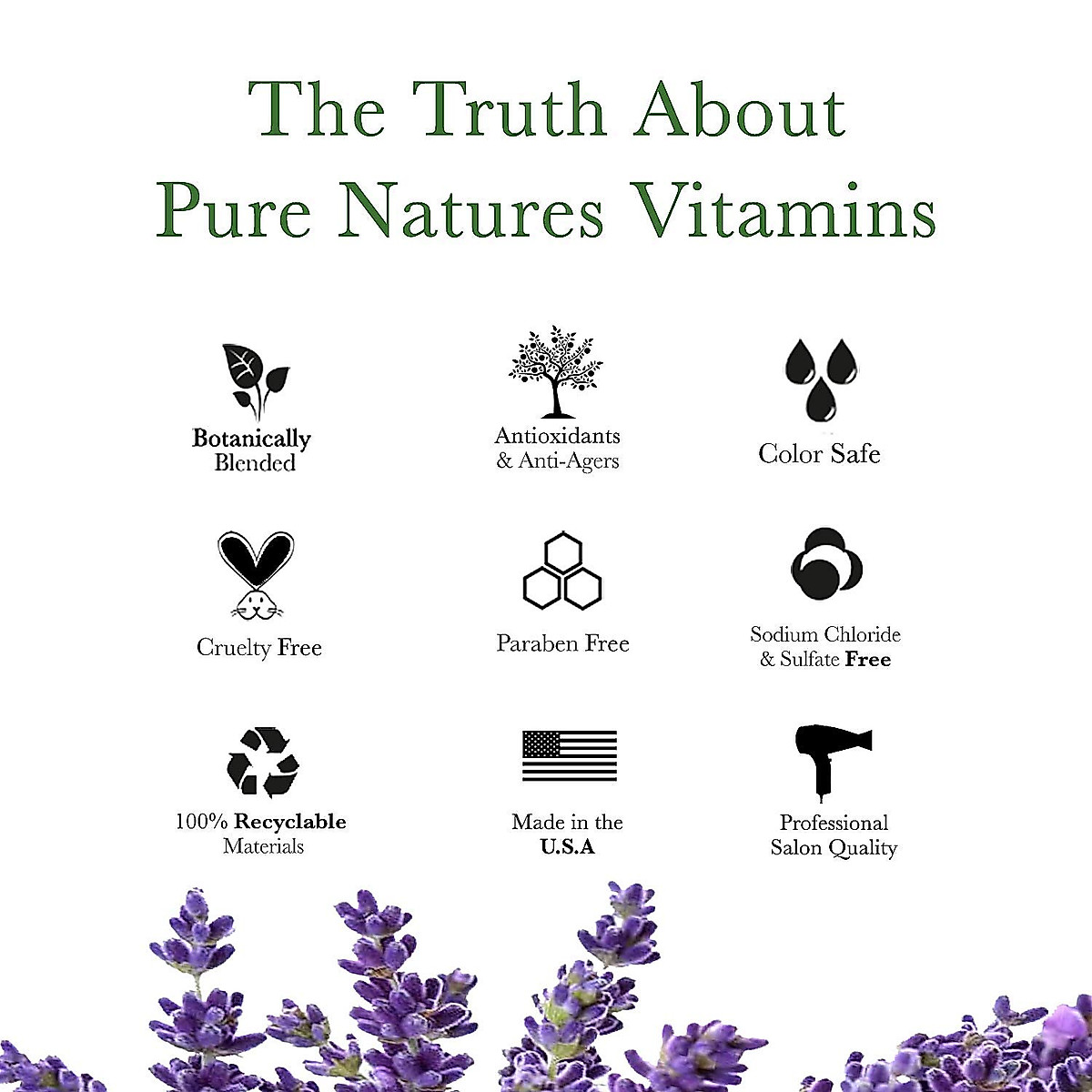 Pure Nature's Vitamins Balancing Shampoo