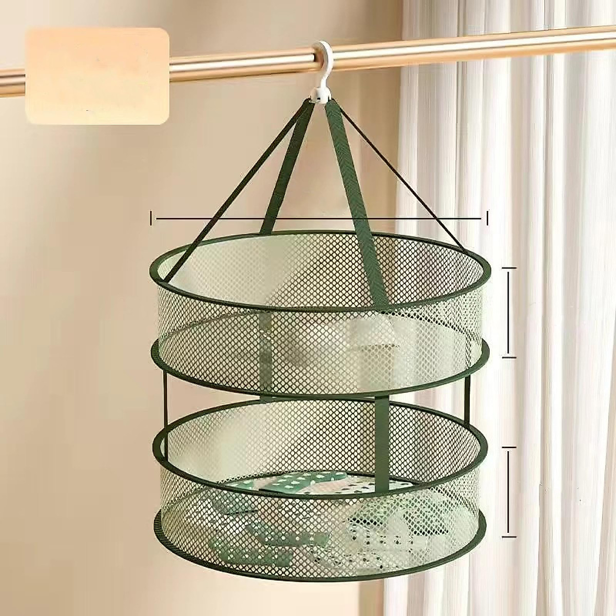 AFUJANSHE Clothes Baskets, Clothes nets, Socks, Blue Sweaters, Underwear, net Drying Racks, Clothes nets, Clothes