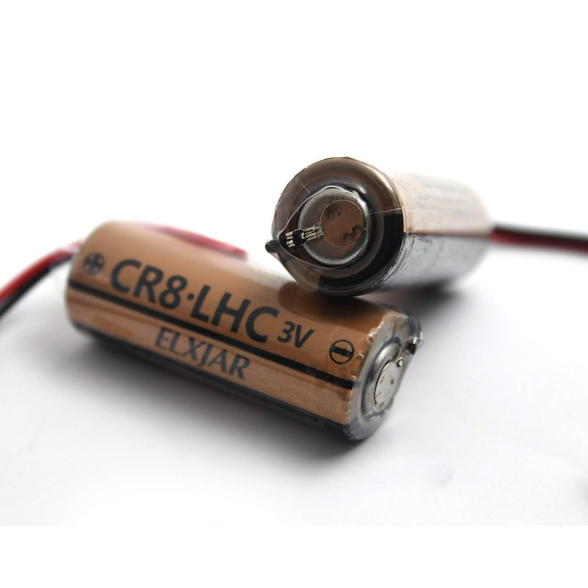 elxjar (5-Pack) 3V 3000mAh CR8-LHC Lithium Manganese Dioxide Battery Replacement for Fuji FDK CR8.LHC 17430, Toto CR8-LHC TH559EDV410R Automatic Toilet Flusher