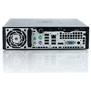 HP Elite 8200 Ultra Small Space Saving PC Desktop Computer, Intel Quad Core i7, 8GB RAM, 500GB HDD, Windows 10 Pro, New 16GB Flash Drive, Wireless Keyboard & Mouse, DVD, WiFi (Renewed)