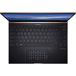 ASUS ZenBook S Business Laptop 13.9" Touchscreen 3.3K (Intel i7-1165G7 2.80GHz, 16GB RAM, 1TB PCIe SSD, Intel Iris Xe, 2 Thunderbolt 4, WiFi 6, Bluetooth 5.2, Backlit KB, Win 10 Pro) w/Dockztorm Dock