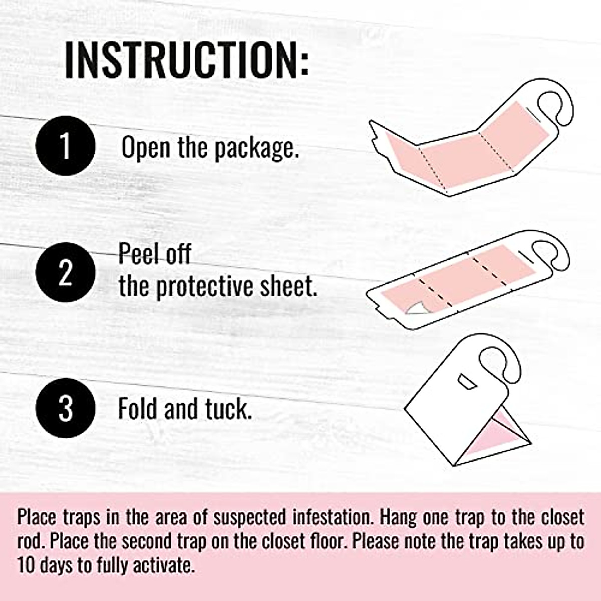 Clothing Moth Traps 6 Pack with Pheromones Prime, Clothes Moth Trap with Lure for Closets & Carpet, Moth Treatment & Prevention