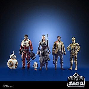 STAR WARS Celebrate The Saga Toys The Resistance Figure Set, 3.75-Inch-Scale Collectible Action Figure 6-Pack (Amazon Exclusive)