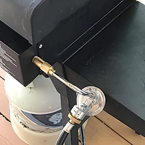 Outdoor Bazaar Griddle Regulator Replacement for Blackstone 17/22 Inch & Pit Boss/Pit BOSS Griddles, Brass & Zinc Alloy, 25000 BTU/hr, 11"W.C