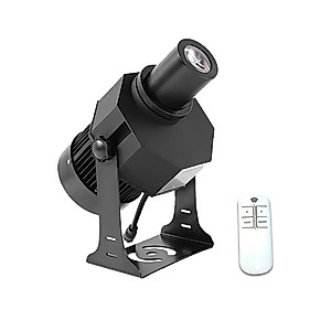 100W LED Logo GOBO Projector Ip67 Waterproof DJ Effect Light Including Free Custom Glass GOBO to Project Image for Hotel Company Store Wedding Advertising Indoor and Outdoor Use (100W)