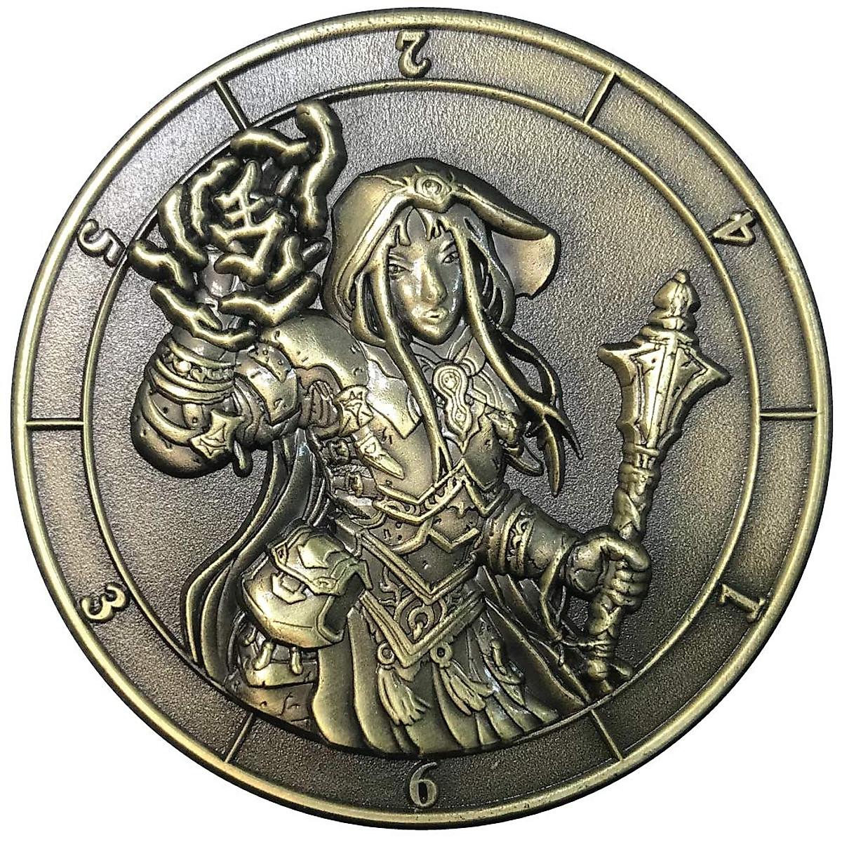 Mythic Nation d6 Cleric RPG Dice Coin