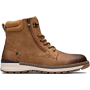 Vostey Boots for Men Comfortable Casual Chukka Mens boot(BMY8051 brown 10.5)