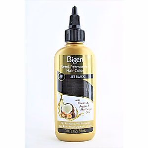 JB1 Jet Black Bigen Semi Permanent Hair Color, 3 Fl Oz (Pack of 1)