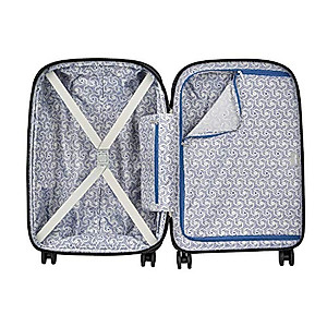 DELSEY Paris Clavel Hardside Expandable Luggage with Spinner Wheels, Black, Carry-On 19 Inch