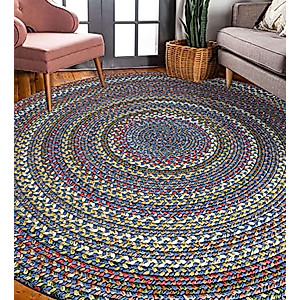 RRI Home Decor Chelsea Area Rug, 4 Foot, Sapphire