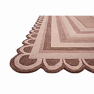 Loloi Justina Blakeney x Buena Onda Collection BUE-02 Clay/Blush, Contemporary 7'-9" x 9'-9" Area Rug