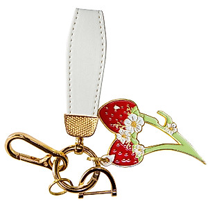 MALTERZER Keychain Safety for Women Self Defense Strawberry Key Chain Accessories Set (Strawberry keychain set 1)