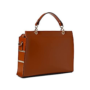 Valentino Bags by Mario Valentino Bridget Lavoro Gold Brick Red One Size