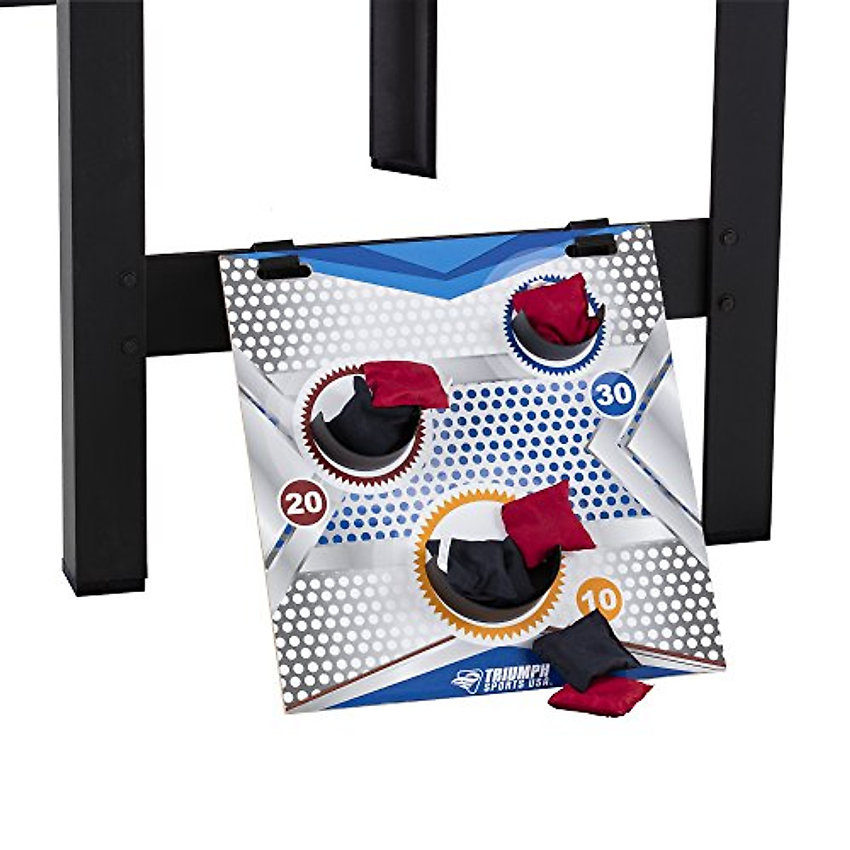 Triumph 13-in-1 Combo Game Table Includes Basketball, Table Tennis, Billiards, Push Hockey, Launch Football, Baseball, Tic-Tac-Toe, and Skee Bean Bag Toss