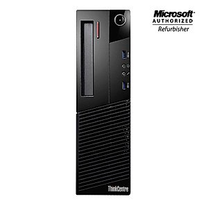 Lenovo ThinkCentre M93p High Performance Small Form Gaming Desktop Computer, NVIDIA GT 730 4GB DDR5, Intel Core I7-4770 3.4Ghz, 16GB DDR3 RAM, New 512GB SSD, DVD, Windows 10 Professional (Renewed)