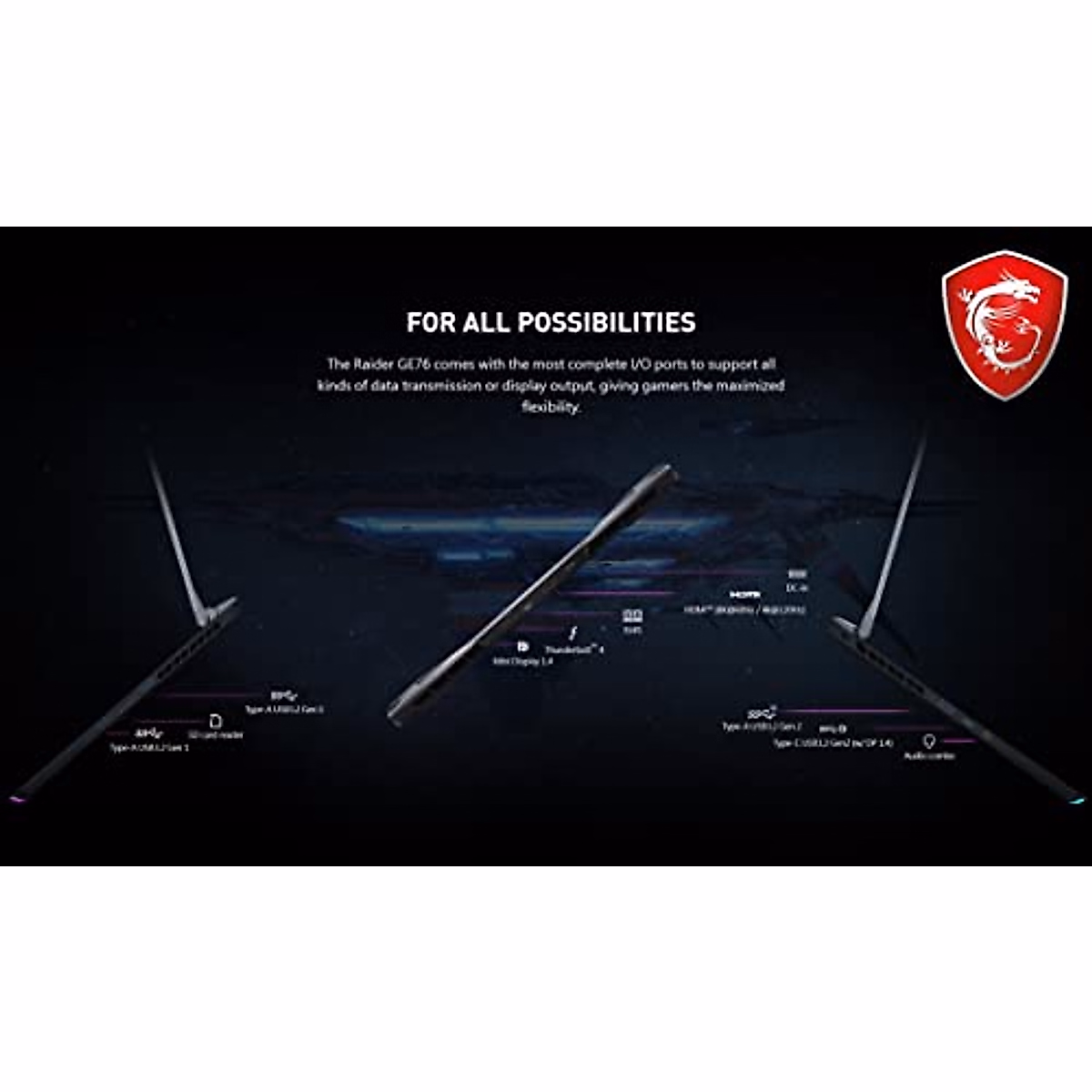 MSI GE76 Raider Gaming Laptop - 12th Gen Intel Core i9-12900H - GeForce RTX 3060 MUX TGP 140W - 17.3" 144HZ 1080p – 99.9WHr w/HDMI (64GB RAM | 1TB PCIe SSD)