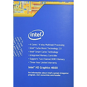 Intel Core i5-4590 Desktop CPU Processor- SR1QJ (Renewed)