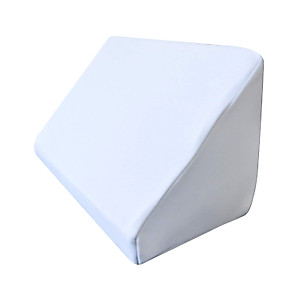 Bed Block Foot & Leg Elongation Pillow for Better Sleep | Elevation Support Foam Wedge Lifts The Sheets Around Your Feet | Increases Airflow While Removing Pressure 16 x 9.5 x 8.5 in Gray