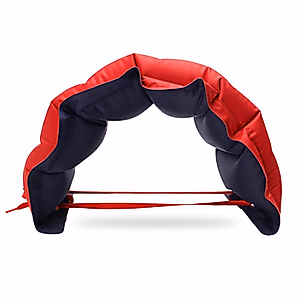 Develoo Inflatable Swim Belt, Swimming Float Belt with Rope Training Aid Floating Equipment Survival Arm Floaties Adjustable Aid Waist Belt for Kids Adult Swimming Beginner